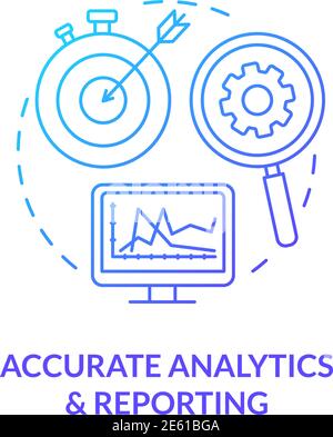 Accurate reporting concept icon Stock Vector Image & Art - Alamy