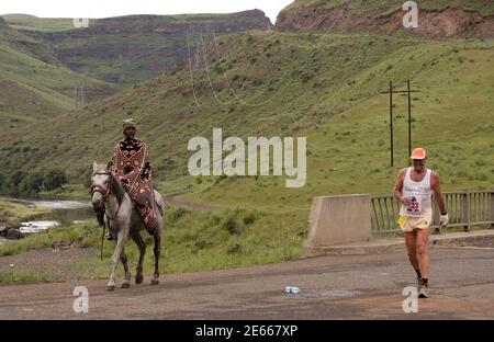 The Katse Dam in Lesotho Highlands Water Project Stock Photo - Alamy