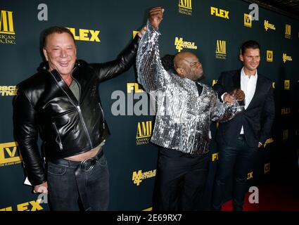Mickey Rourke, Kai Greene, Film premiere for Generation Iron at the ...