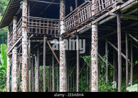Orang Ulu Longhouse at the Sarawak Cultural Village, Damai Beach ...