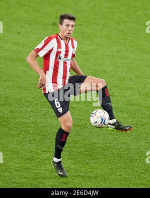 Mikel Vesga of Athletic Club in action during the La Liga Santander ...