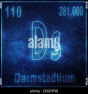 Darmstadtium chemical element Stock Photo - Alamy