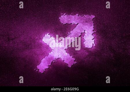 Sagittarius zodiac sign, magenta background, Horoscope Astrology ...