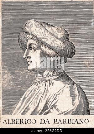 Alberico da Barbiano ( 1385 – 1409 Stock Photo - Alamy