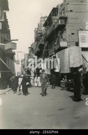 Street scene, Cairo, Egypt 1950s Stock Photo - Alamy