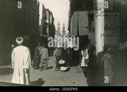 Street scene, Cairo, Egypt 1950s Stock Photo - Alamy