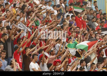 Faisal Al-Husseini Stadium in Al Ram, West Bank, Palestine Stock Photo ...