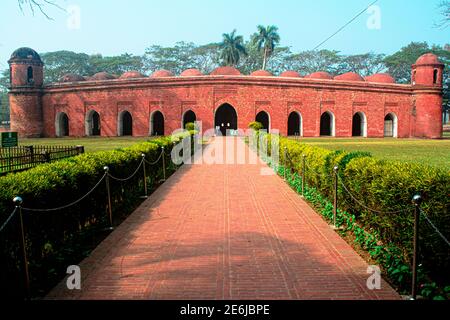 Sixty Dome Mosque in Bagerhat, an UNESCo world heritage site of ...