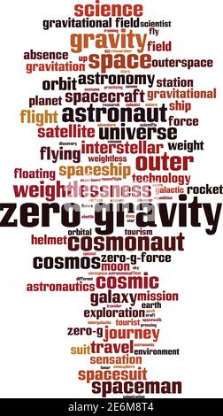 Gravity word cloud concept. Collage made of words about gravity. Vector ...