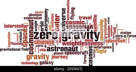 Gravity word cloud concept. Collage made of words about gravity. Vector ...