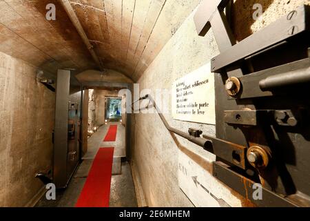 Switzerland, Gotthard pass, La Claustra hotel Stock Photo - Alamy