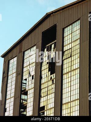 A View of the Huber Coal Breaker, Colliery in Ashley, Pennsylvania. USA ...