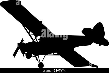Vector isolated propeller plane drawing Stock Vector Image & Art - Alamy