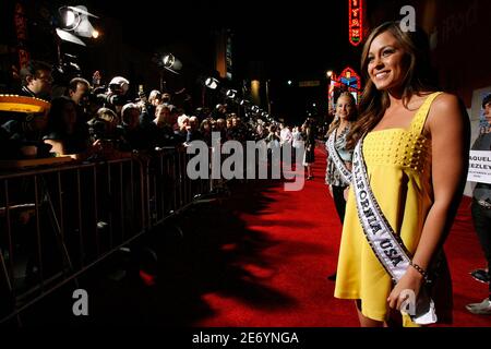 Raquel Beezley (Miss California USA 2008) After an error controversy ...