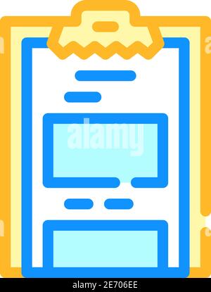 task list of call center line icon vector. task list of call center ...