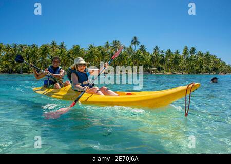 Motu Mahana, Island, Tahaa, French Polynesia, South Pacific Stock Photo ...