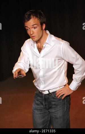 French humorist Jonathan Lambert performs his one man show ' L'homme ...