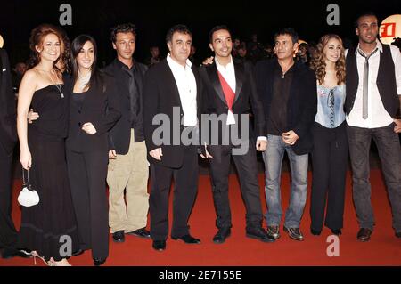 'Le Roi Soleil' cast members attend the 2007 NRJ Music Awards held at ...