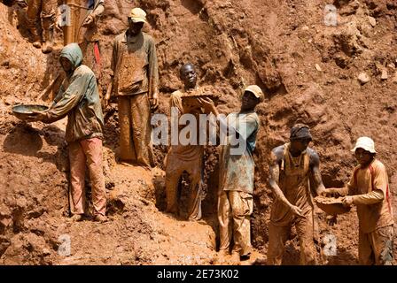 Democratic Republic of Congo, Village near Virunga National Park Stock ...