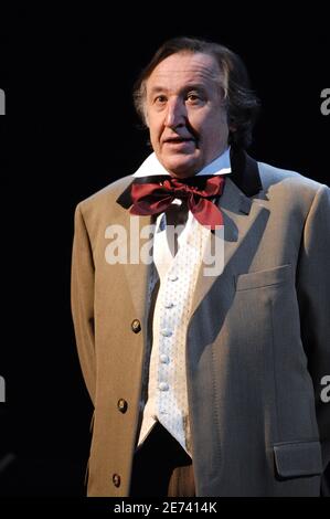 French actor Jean-François Balmer on the set of the TV film "Les amours ...