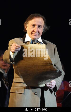 French actor Jean-François Balmer on the set of the TV film "Les amours ...