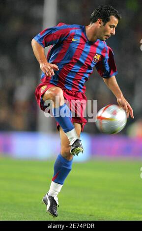 FC Barcelona's Ludovic Giuly during the Spanish First Division soccer ...
