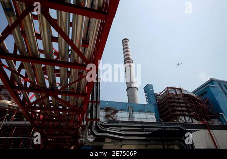 ENEL thermoelectric power plant Palladio in Fusina (Venice, Italy Stock ...