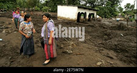 GUATEMALA PANABAJ Guatemalan village of Panabaj destroyed by mudslides ...