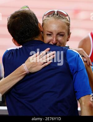 Paula Radcliffe and her Husband Gary Lough arriving at the BBC Sports ...