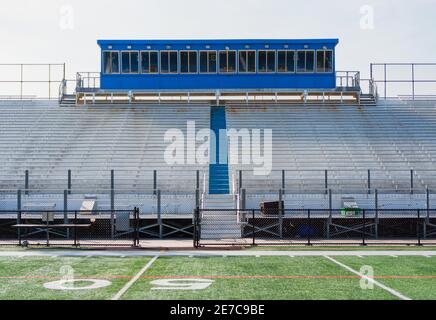 Chicago, Illinois, USA. 18th Mar, 2018. A view up the bleacher stairs ...