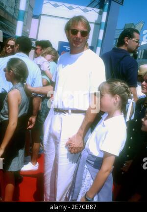 Annie Costner, Lily Costner, actor Kevin Costner and wife Christine ...