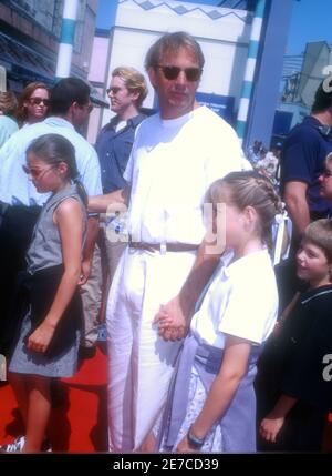 Annie Costner, Lily Costner, actor Kevin Costner and wife Christine ...
