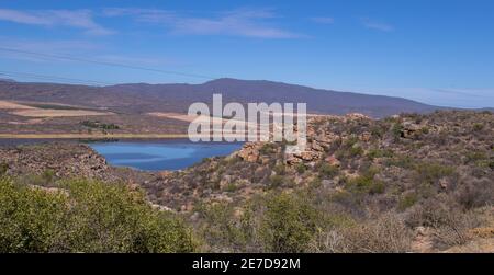 The Clanwilliam dam in the hills outside the small western cape town ...