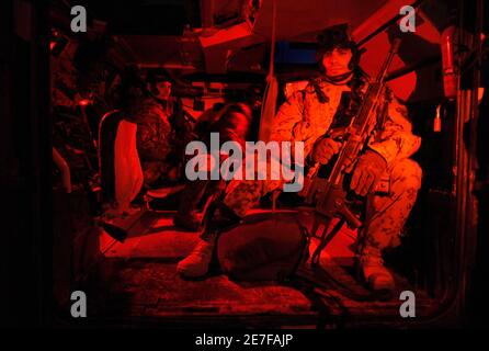 An armoured personnel carrier Fuchs of German Bundeswehr Quick Reaction ...