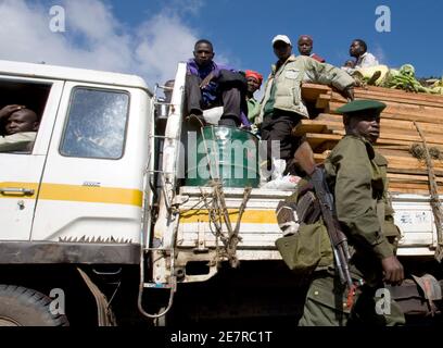DRC national army (FARDC) soldier in Tongo, DRC, during operations ...