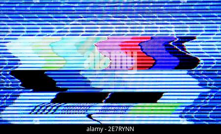 TV Test Pattern generated by a Monoscope – Original Photo from a ...