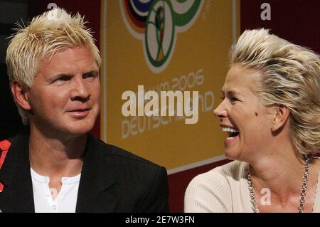 Claudia Effenberg wife of former soccer star Stefan Effenberg pictured ...