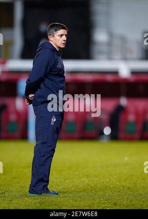 Sale Sharks head coach Paul Deacon before the Gallagher Premiership ...