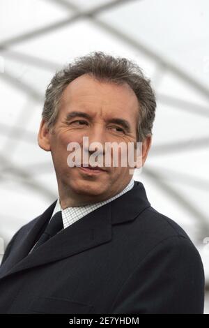 France's UDF political party presidential candidate Francois Bayrou ...