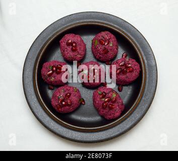 Georgian cuisine - Phali with spinach and beans Stock Photo - Alamy