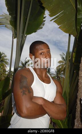 USA's Bernard Williams poses before the track and field meeting at the ...