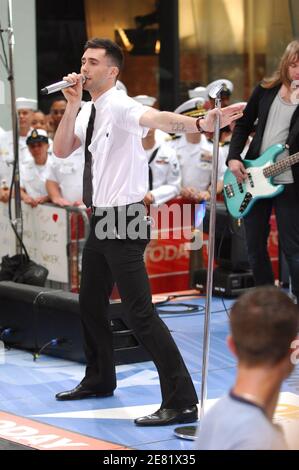 Recording artist Adam Levine of the music group Maroon 5 performs ...