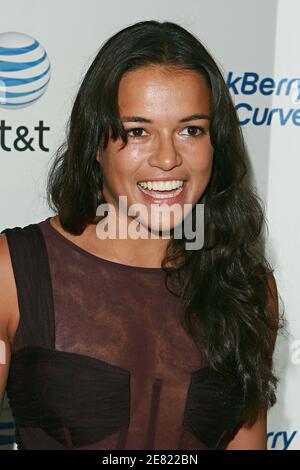 Michelle Rodriguez attends BlackBerry Curve from AT&T Launch Party held ...