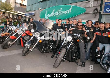 Various French HOG chapters members gather with their Harley-Davidson ...