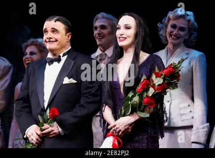 The Addams Family Opening Night in Chicago Stock Photo - Alamy