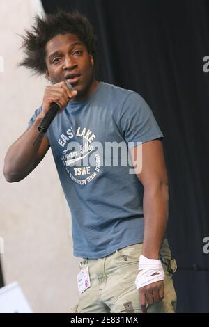 EXCLUSIVE. Kamini performs during the '14th Neck'airs de musique' held ...