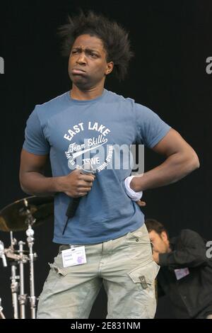 EXCLUSIVE. Kamini performs during the '14th Neck'airs de musique' held ...