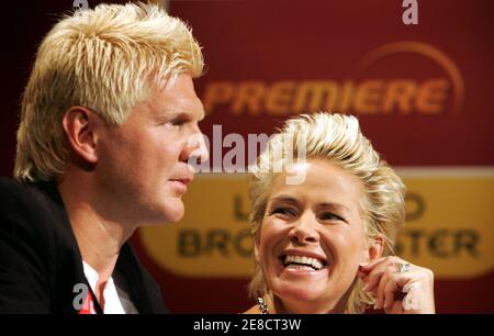Claudia Effenberg wife of former soccer star Stefan Effenberg pictured ...
