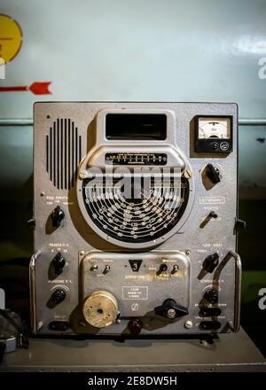 Old Radio Equipment. Russian Military Transmitters Stock Photo - Alamy