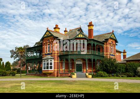 Bundoora Homestead Art Centre, Bundoora, Victoria, Australia Stock ...